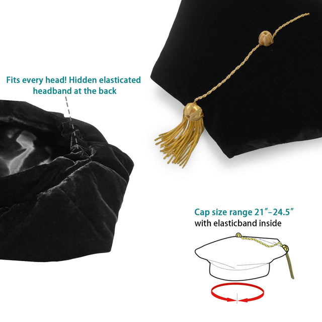 Doctoral Graduation Tam with Six Sides