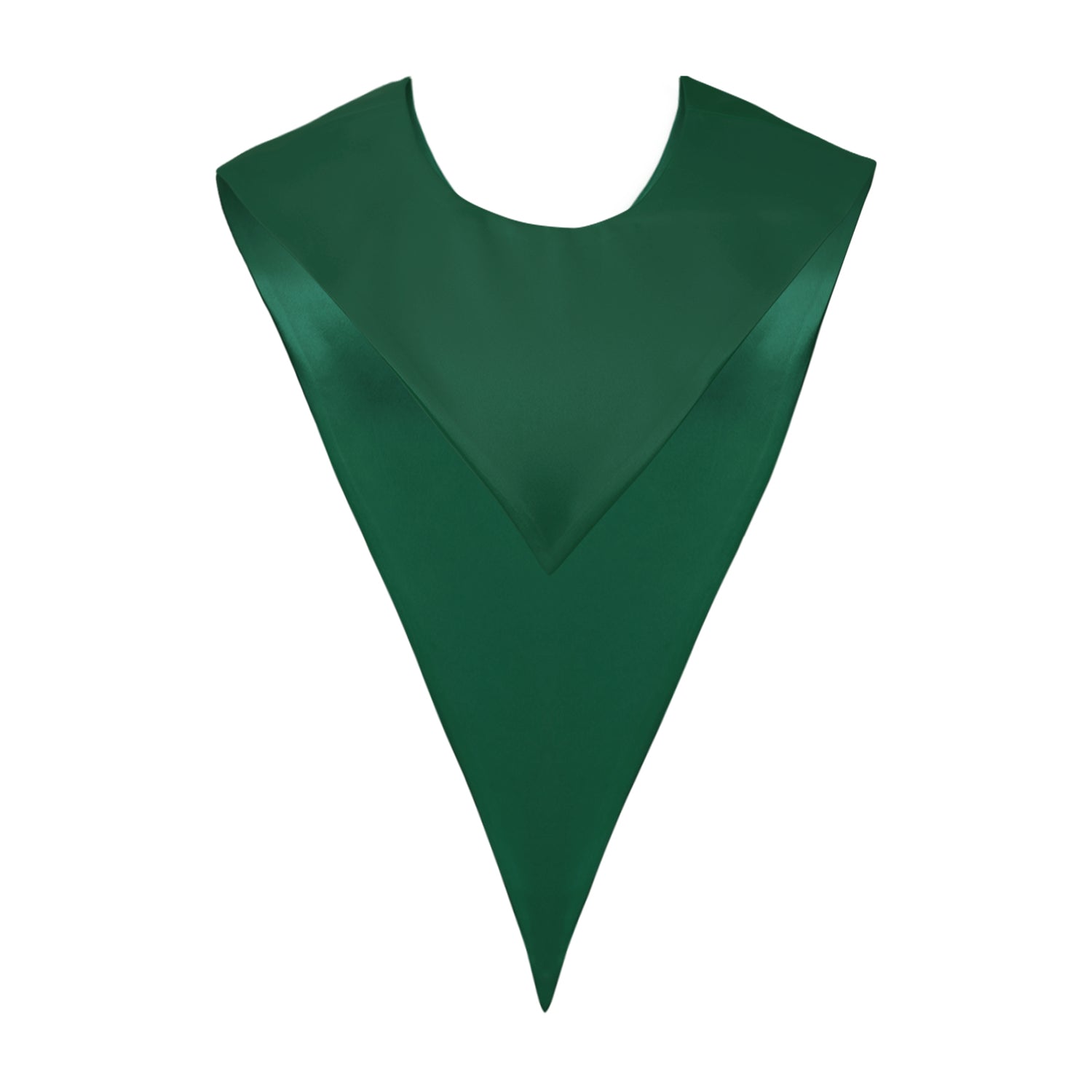 Hunter Green Graduation V-Stole