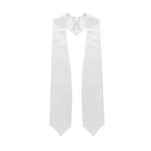 White Graduation Stole
