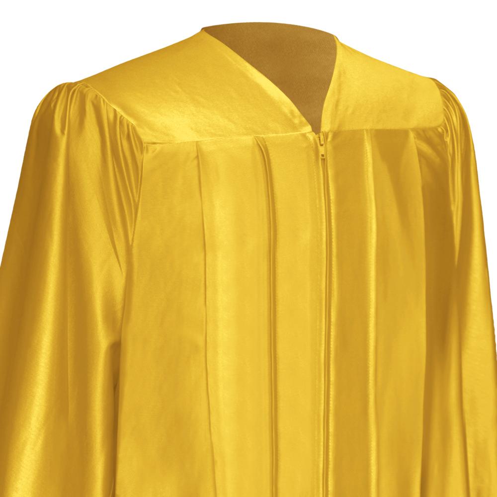 Shiny Gold Graduation Gown – Endea Graduation