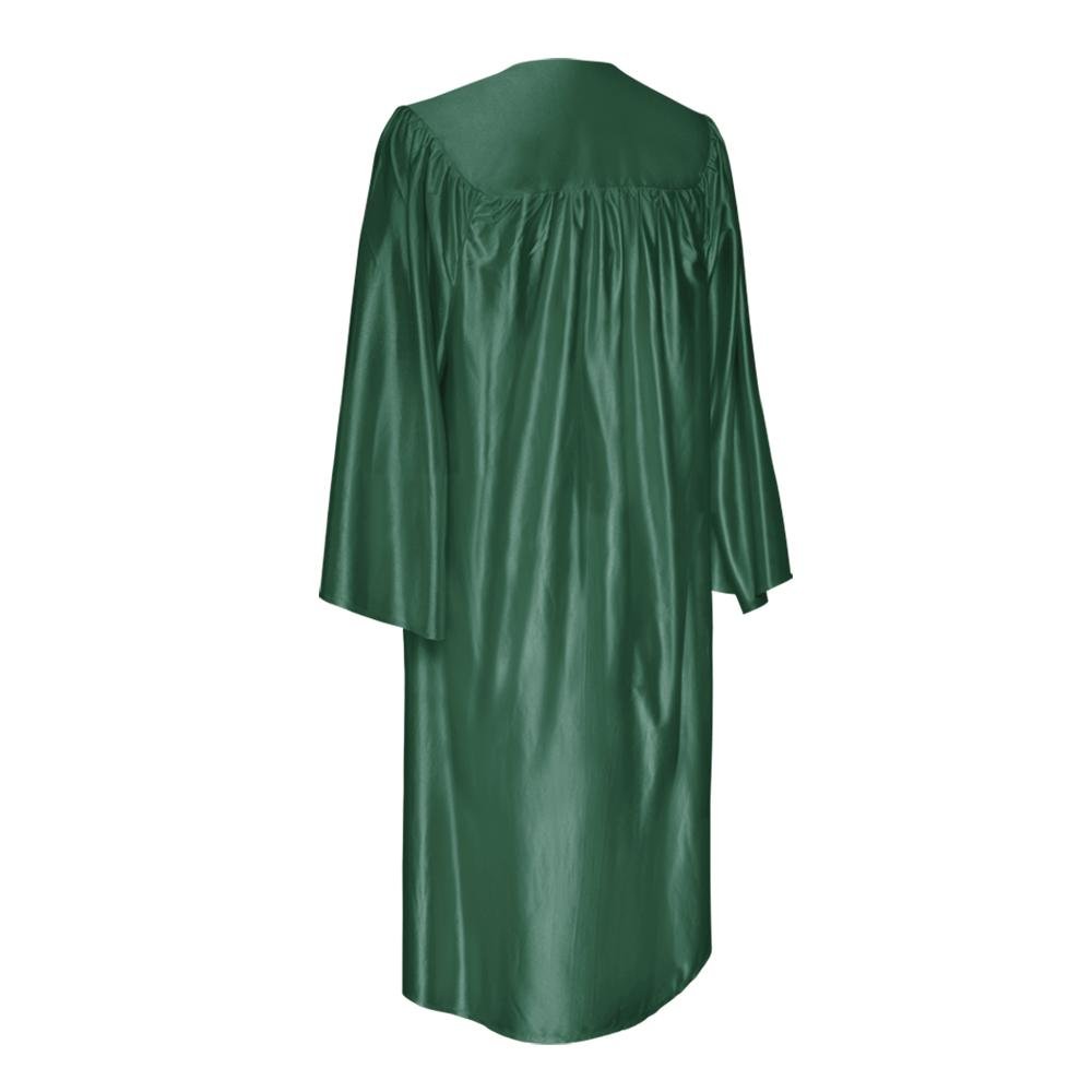 Shiny Hunter Green Graduation Gown & Cap – Endea Graduation